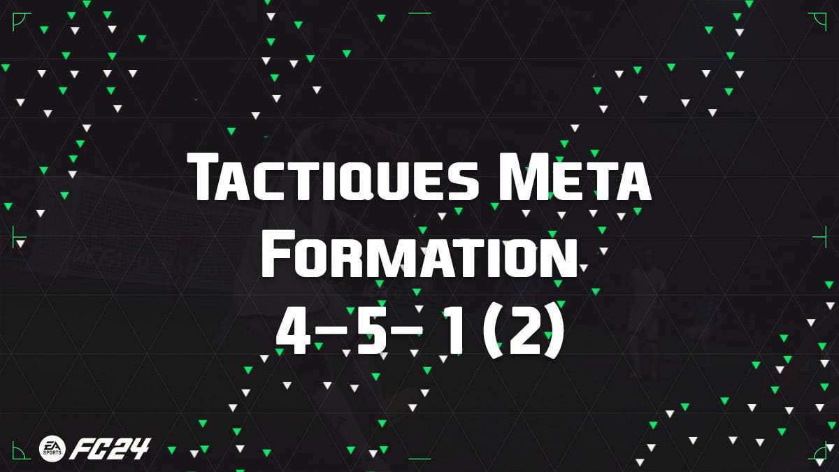 Les meilleures tactiques Meta pour la formation 4-5-1 (2) sur EA Sports ... Les meilleures tactiques Meta pour la formation 4-5-1 (2) sur EA Sports ...